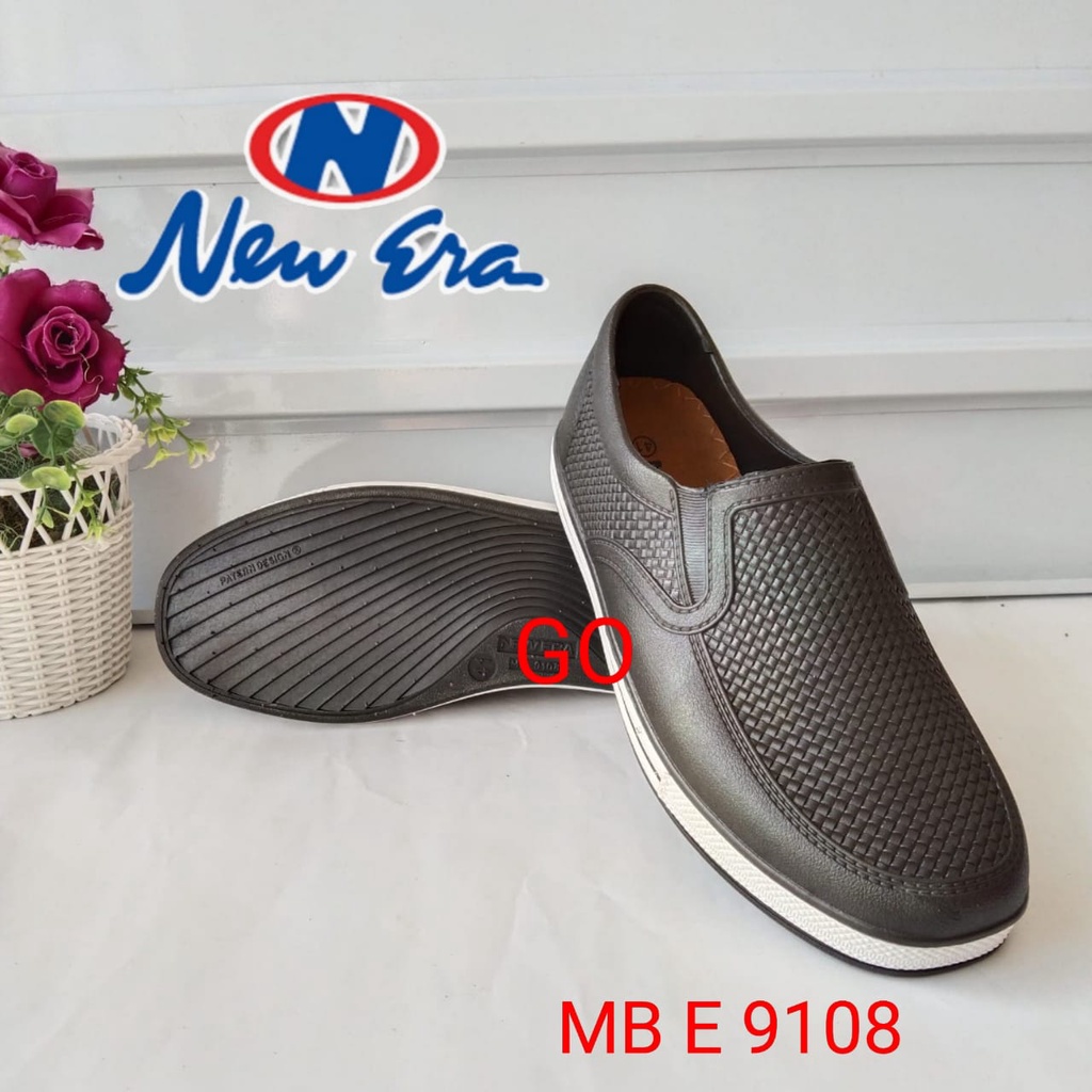 Jual gos NEW ERA MB 9108 Sepatu Pantofel Pria Full Karet Pria Dewasa ...