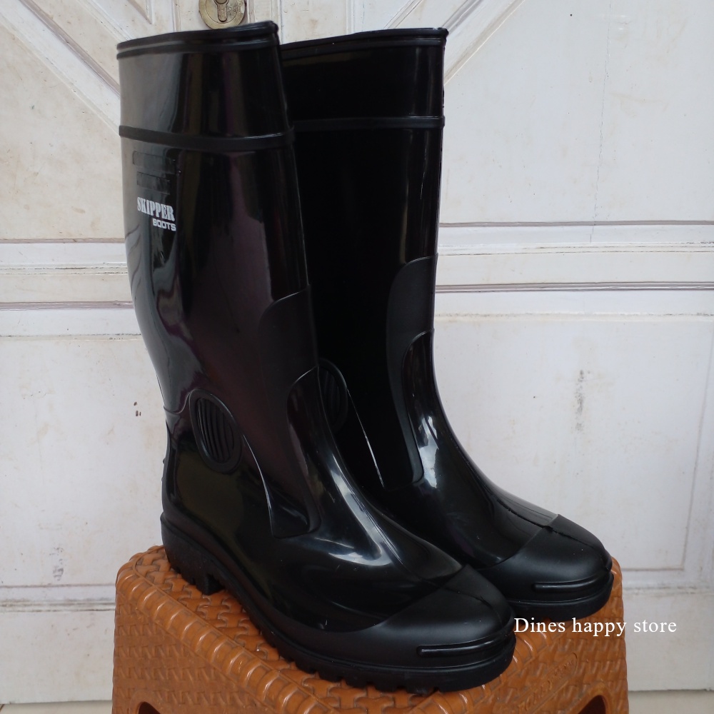 Jual Sepatu Boots Berkebun Sawah Bangunan Anti Air Boot Kerja Proyek ...