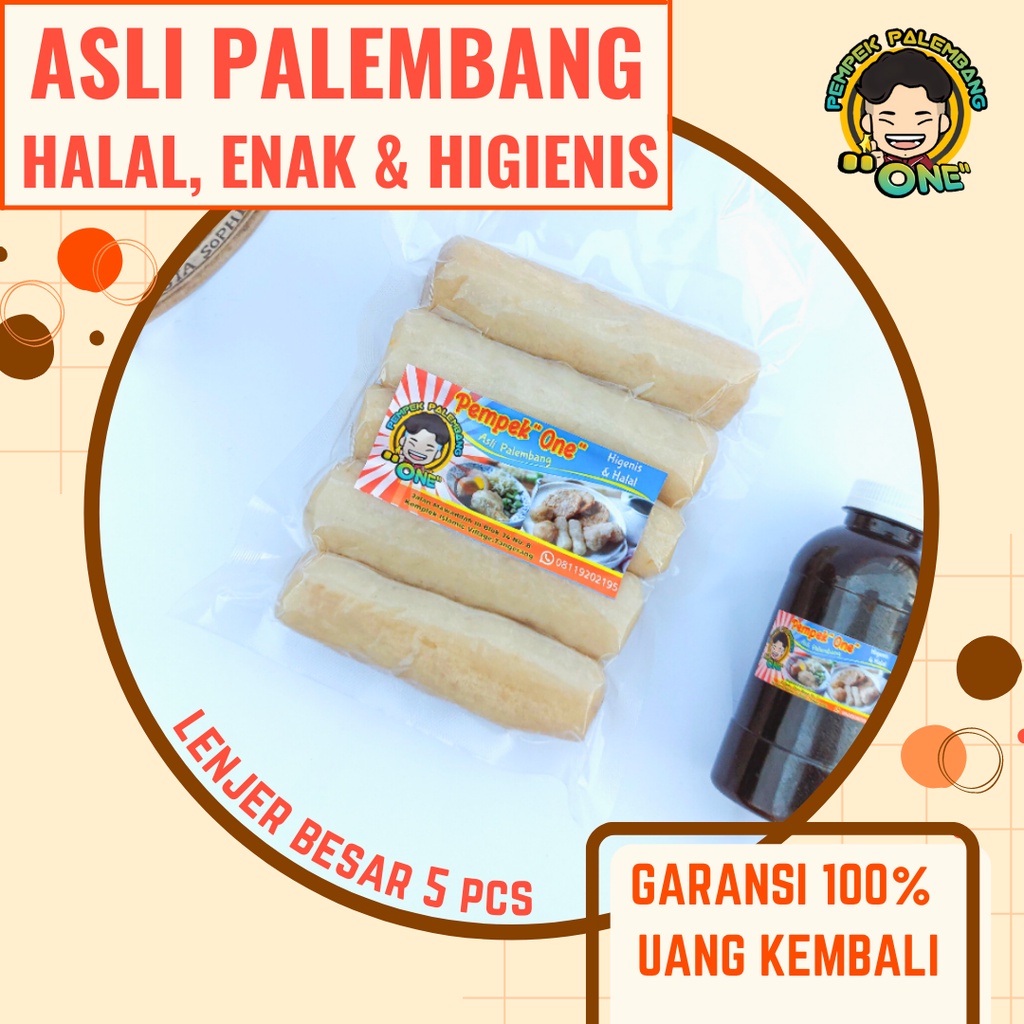 Jual Pempek Lenjer Besar Palembang Asli Frozen 5 pcs | Ikan Gabus dan ...