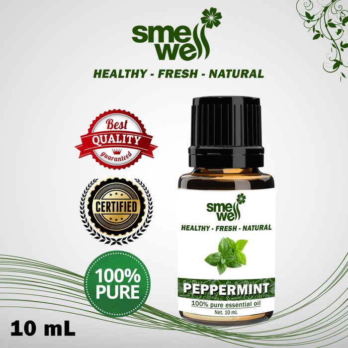 Jual Pure Essential Oil Peppermint Minyak Mint Mentha Smell Well 100% ...