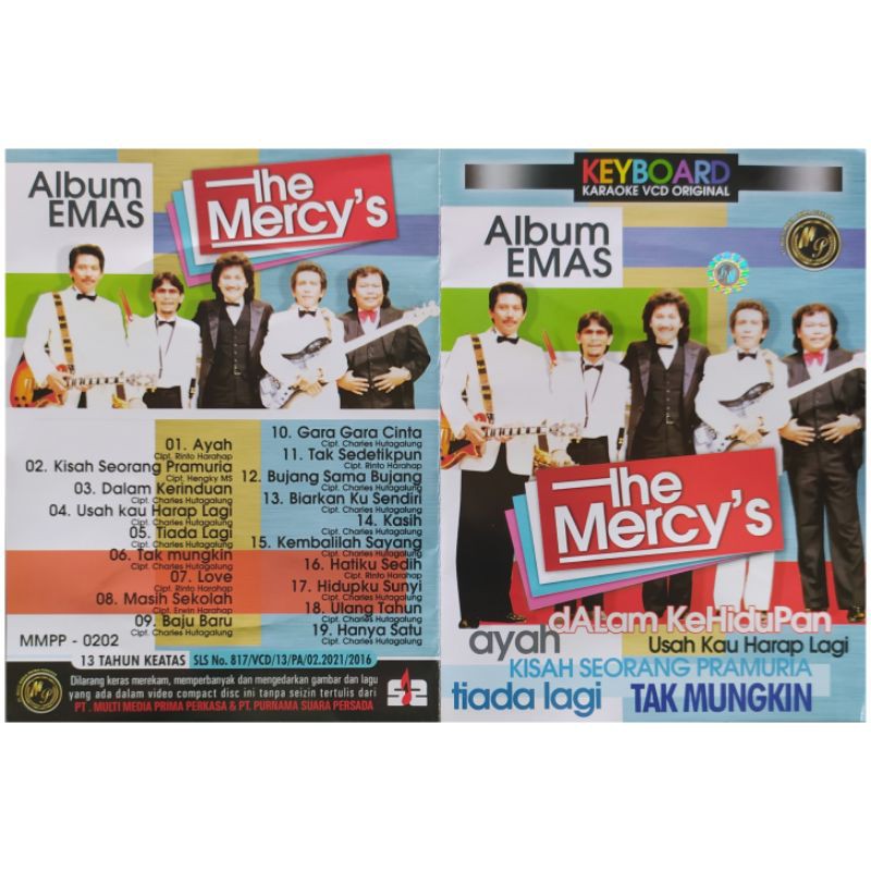 Jual KASET VCD DVD ORIGINAL MUSIK LAGU POP/TEMBANG KENANGAN ALBUM EMAS THE MERCY'S | Shopee ...