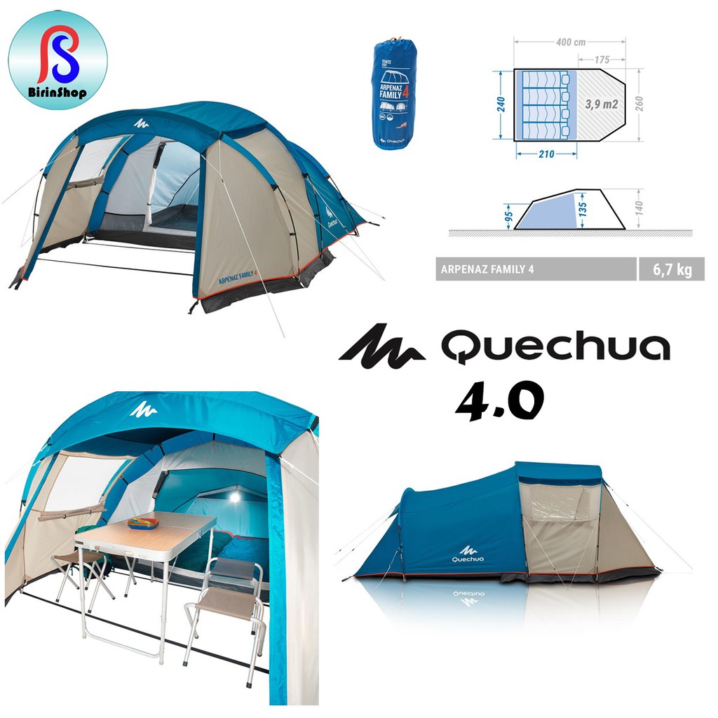 Jual Quechua Arpenaz Tenda Camping 4 Orang - ARPENAZ 4.0 Family CAMPING ...