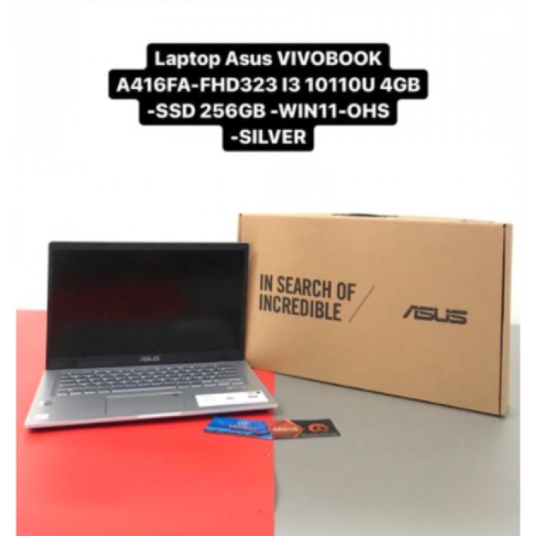 Jual Laptop Asus VIVOBOOK A416FA-FHD323 I3 10110U 4GB -SSD 256GB -WIN11 ...