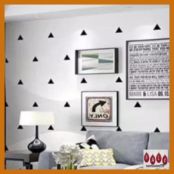 Jual DINDINGSTIKER- WALLPAPER KECIL KECIL SEGITIGA - WALL STICKER ...