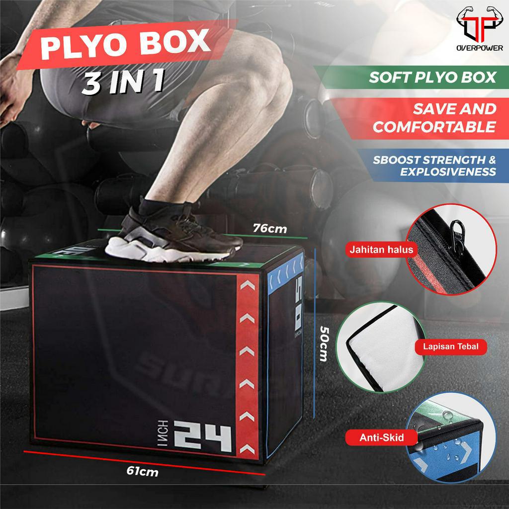 Jual Plyo Box 3in1 Soft Pylo Box Jump Crossfit Jumping 3 in 1 ...