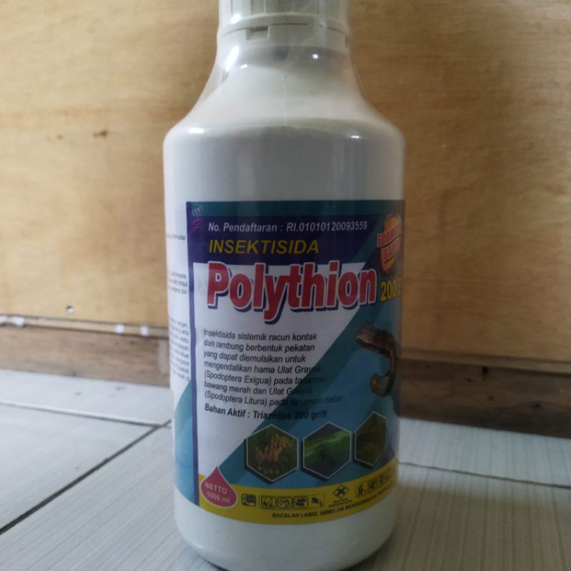 Jual POLYTHION 1 Liter Insektisida Triazofos 200 ec | Shopee Indonesia