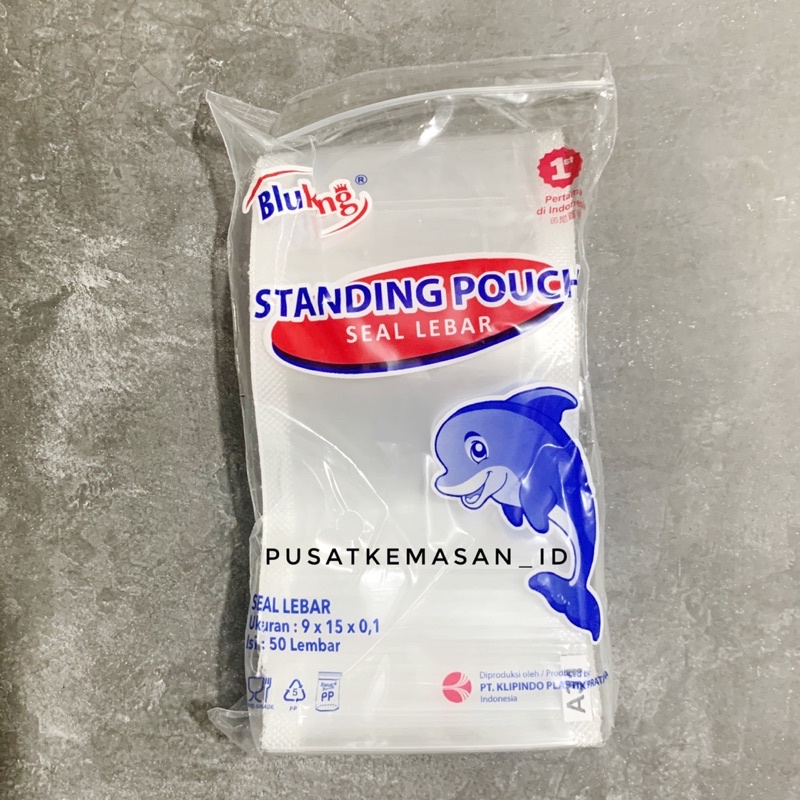 Jual STANDING POUCH PLASTIK ZIPLOCK PLASTIK PP FOOD GRADE 9x15 10x17 ...