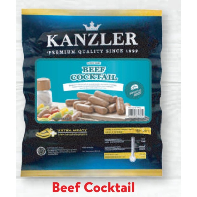 Jual Kanzler Sosis beef cocktail 250gr | Shopee Indonesia