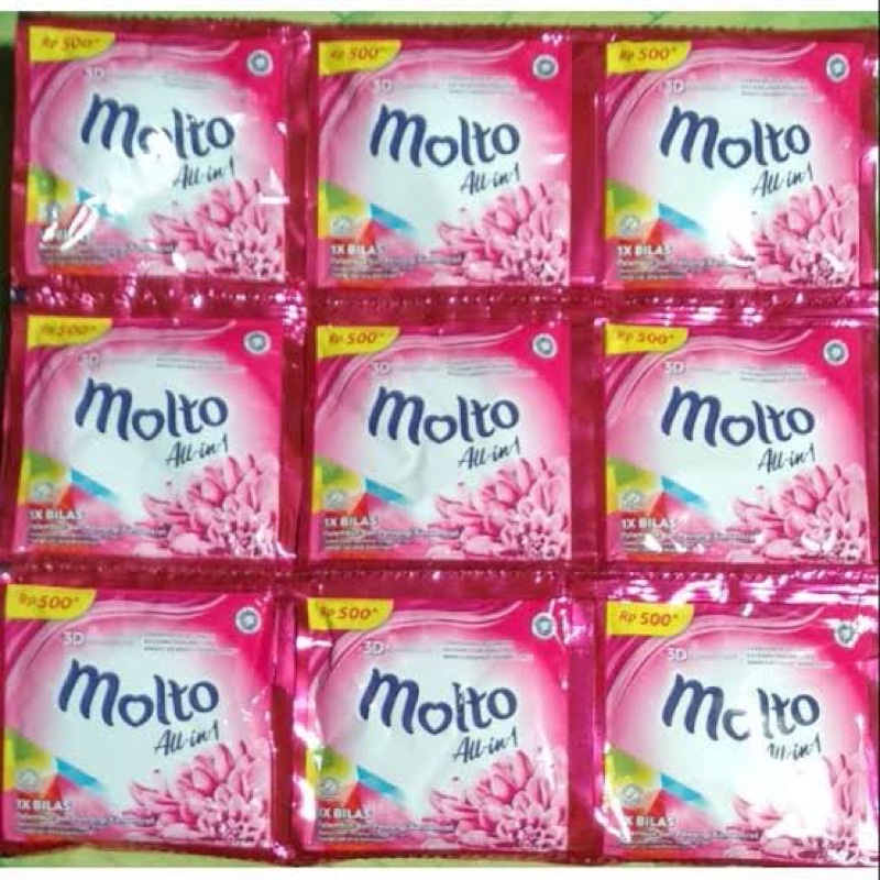 Jual MOLTO SACHET PINK ALL IN 1 11ml | Shopee Indonesia