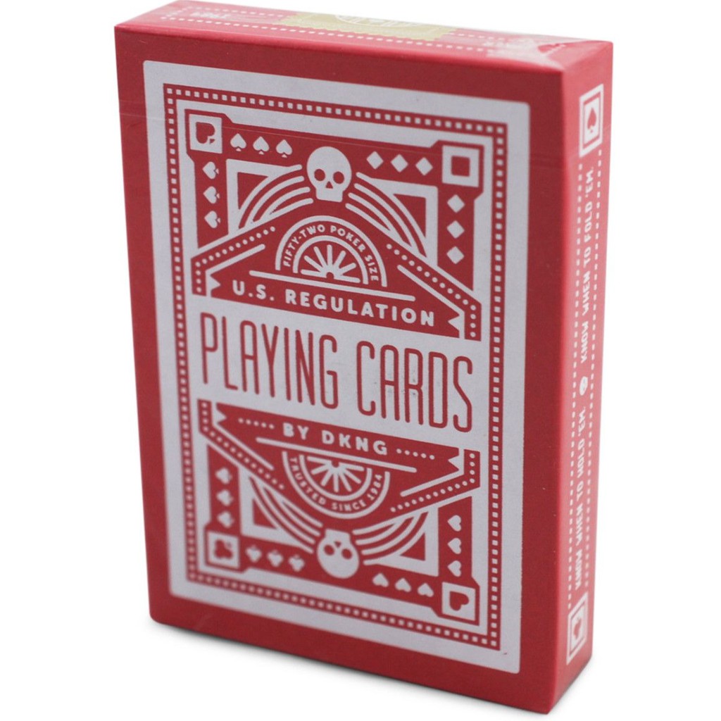 Jual Wheel Playing Cards Deck Red Color Edition by DKNG Studios & Art ...