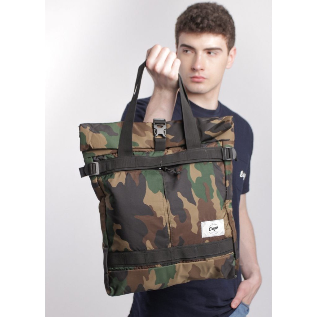 Jual Erigo Tote Bag Sima Light Army | Shopee Indonesia