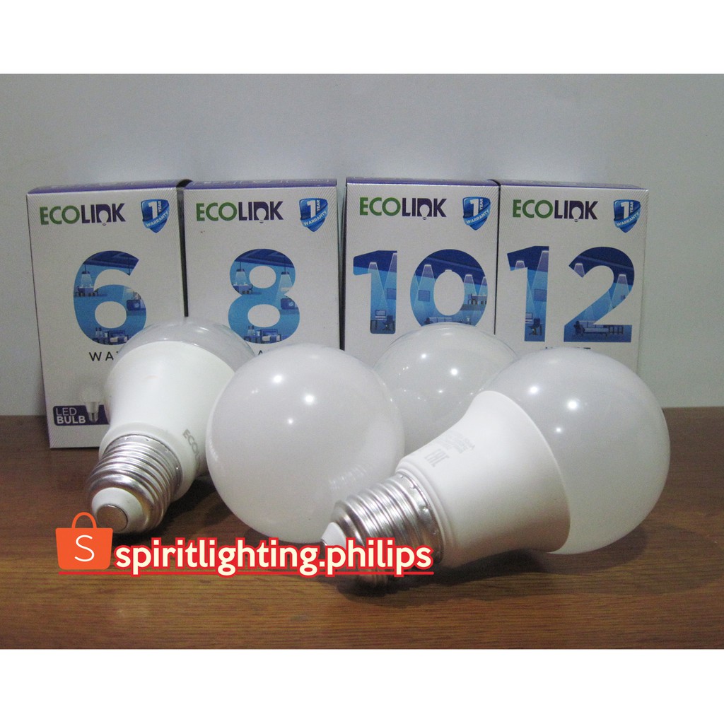 Jual Ecolink Lampu Ledbulb 6 Watt 12 Watt Shopee Indonesia