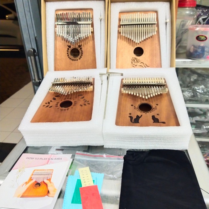Jual tradisional-musik-alat- kalimba 17 note -alat-musik-tradisional ...