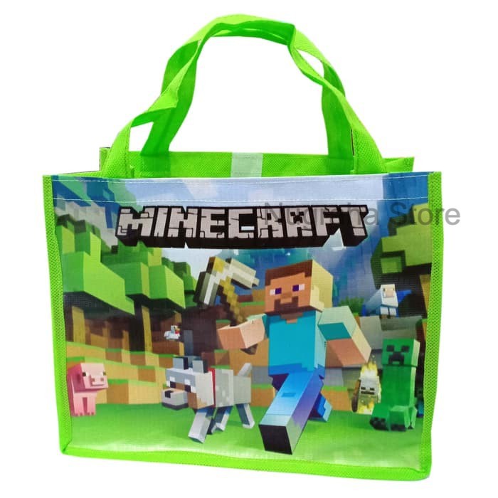 Jual Tas Karakter Minecraft | Tas Souvenir, Tas Hadiah, Tas Bingkisan ...