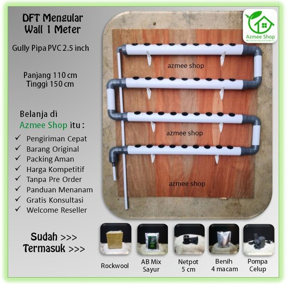 Jual PAKET INSTALASI PIPA HIDROPONIK TANPA TIMBAL / BEBAS TIMBAL /ANTI ...
