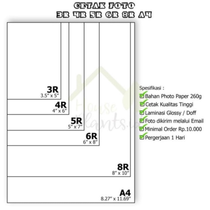 Jual CETAK FOTO INSTAN UKURAN 3R 4R 5R, 6R, 8R, A4 HIGH QUALITY | Shopee Indonesia