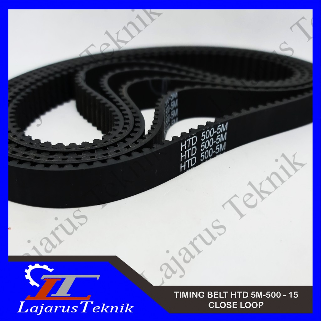 Jual Timing Belt HTD 5M - 500 - 15MM Close Loop | Shopee Indonesia
