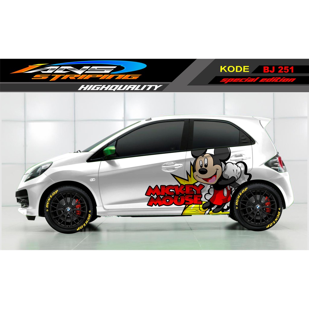 Jual STIKER MOBIL HONDA BRIO, JAZZ, ATOS, KARIMUN, YARIS, MOBILIO, AGYA ...