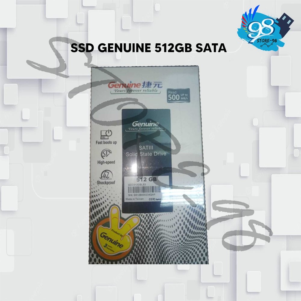 Jual SSD Genuine 512GB SATA 3 - SSD 512 GB 2,5" sata 3 - 2,5 inch ...