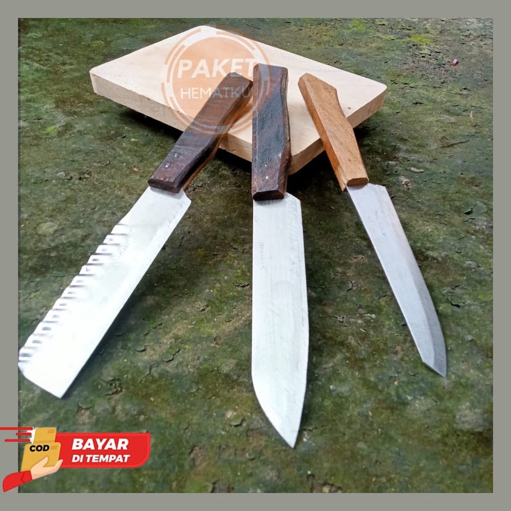 Jual PISAU SET TALENAN 3 PISAU MURAH TAJAM | PISAU ACAR BESAR PISAU ...