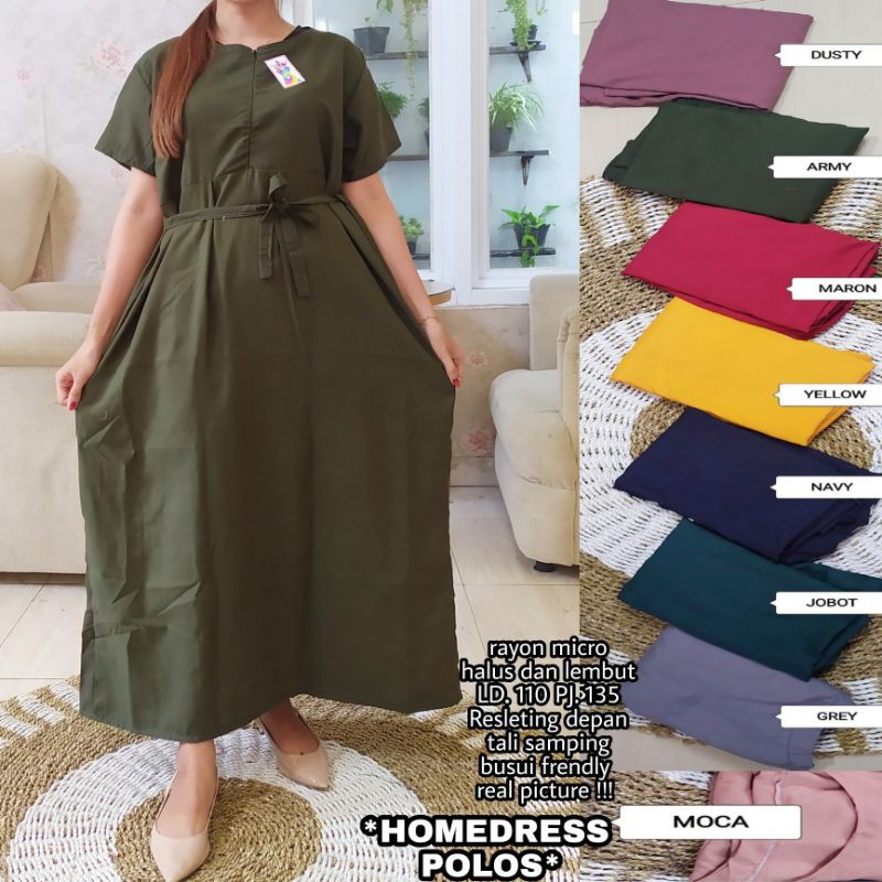 Jual DASTER GAMIS POLOS MURAH / DASTER POLOS / DASTER PANJANG POLOS ...