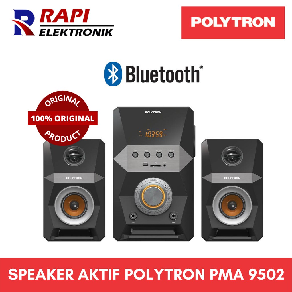 Jual SPEAKER AKTIF POLYTRON PMA 9522 / PMA 9502 | Shopee Indonesia