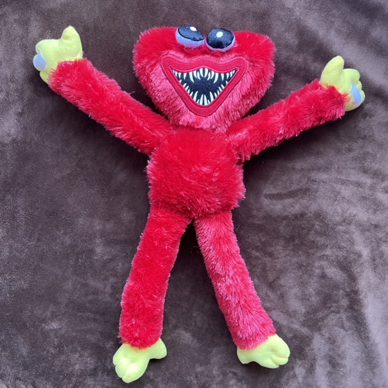Jual Boneka Huggy Wuggy Game Play Time Warna Merah / Boneka Huggy Wuggy ...