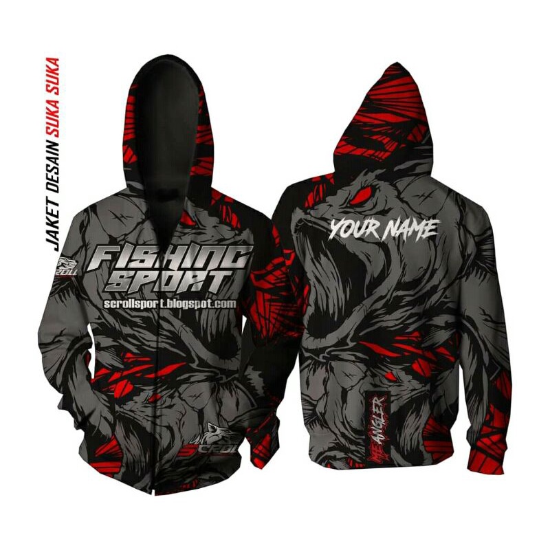 Jual jaket mancing murah desain suka suka | Shopee Indonesia