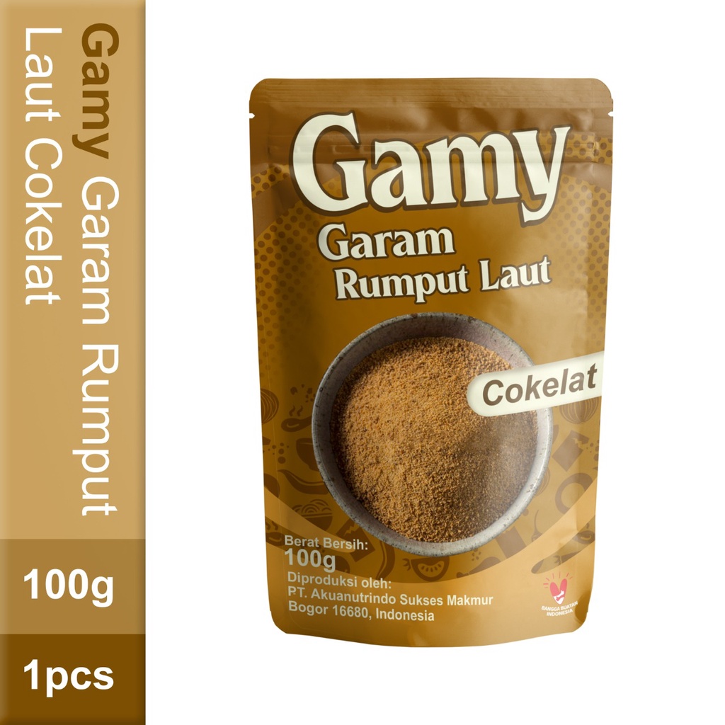 Jual Garam Gamy Cokelat (Garam kurang natrium) | Shopee Indonesia