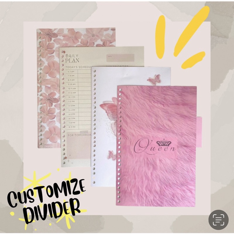 Jual PEMBATAS BINDER CUSTOM / DIVIDER CUSTOM | Shopee Indonesia