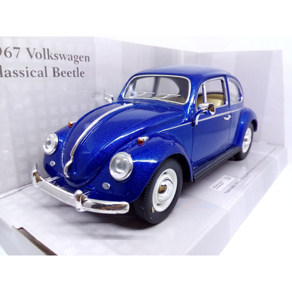Jual Diecast Miniatur Mobil Volkswagen Beetle 1967 Biru Diecast Mobil ...