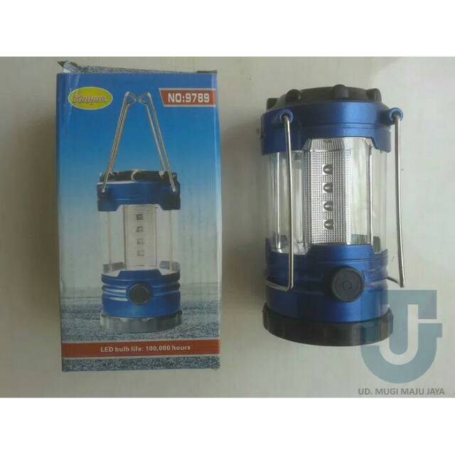 Jual LAMPU SENTER LED EMERGENCY MODEL PETROMAX 9789 12 LED | Shopee ...