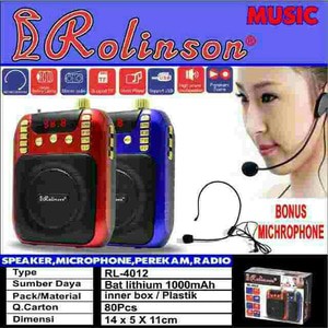 Jual Speaker Perekam Rolinson RL 4012 RL4012 Microphone Bluetooth ...