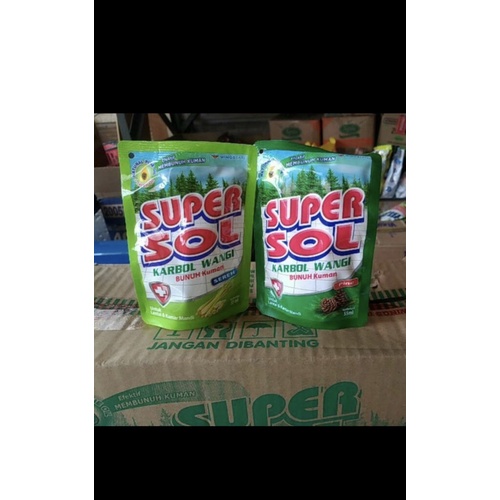 Jual super sol karbol wangi 48 ml sachet supersol sabun pel | Shopee ...