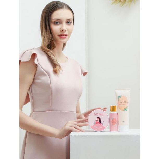 Jual Nia niu snow whitening Collagen Nia niu Snow body lotion Whitening ...