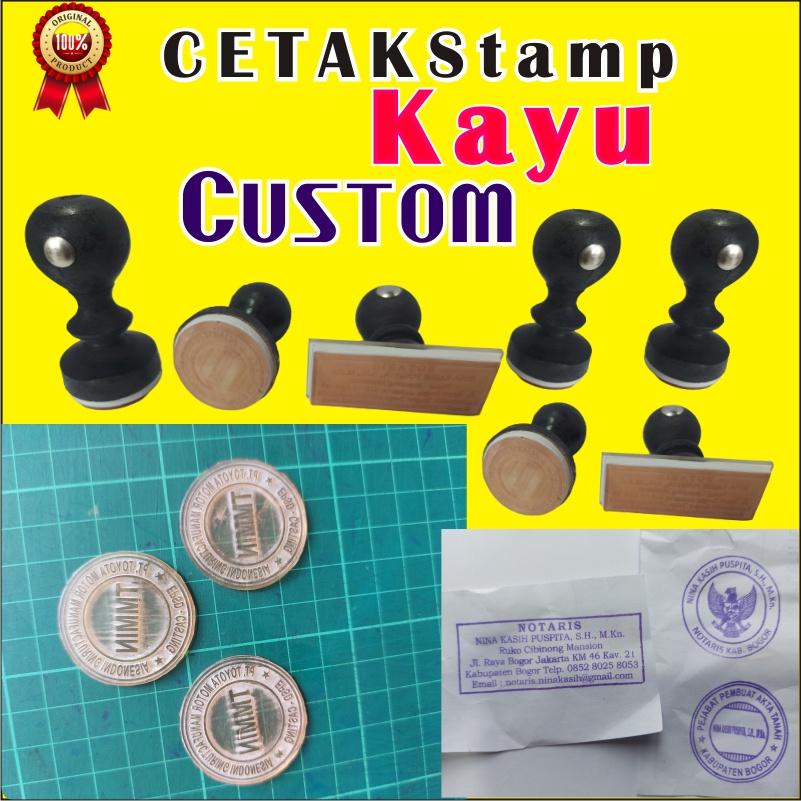 Jual STEMPEL KAYU CUSTOM CAP TOKO FAKTUR KWTANSI BON | Shopee Indonesia