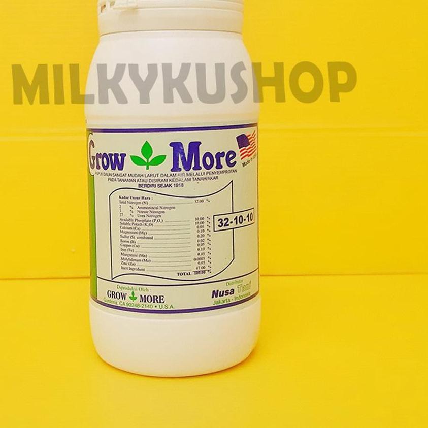 Jual ☪ PUPUK GROWMORE 32-10-10 454 NPK AKAR BUNGA BUAH 454 GRAM KEMASAN BOTOL ☉ | Shopee Indonesia