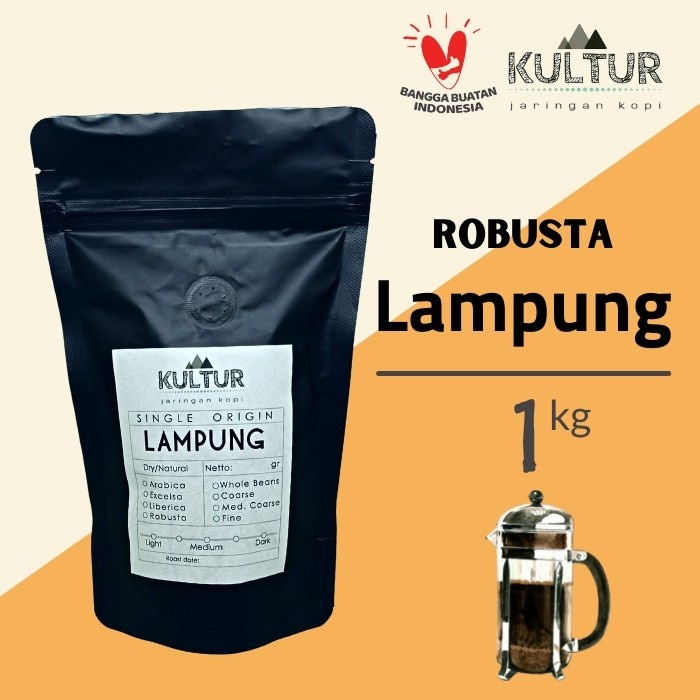 Jual Kopi-Biji- Coffee Bean Biji Kopi Robusta Lampung Original 1 Kg ...