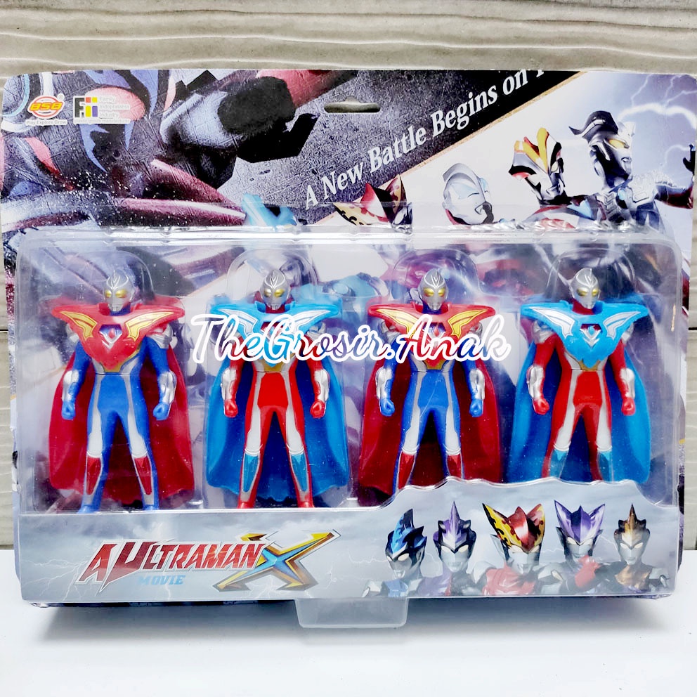 Jual TGA Aultraman X Movie Mainan Mini Action Figure Ultraman Legend ...