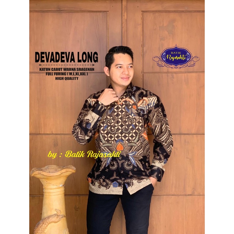 Jual BAJU BATIK PRIA LAPIS FURING LENGAN PANJANG PENDEK DEVADEVA BATIK ...