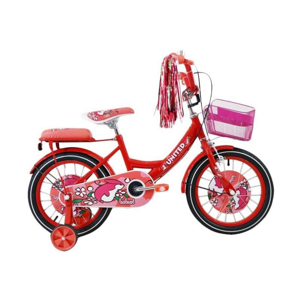 Jual SEPEDA ANAK UNITED KOKURI 12 INCH PINK | Shopee Indonesia