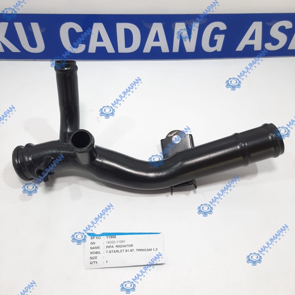 Jual Pipa Air Radiator Pipa Bypass Toyota Starlet Kapsul Bakpau 91-97 ...