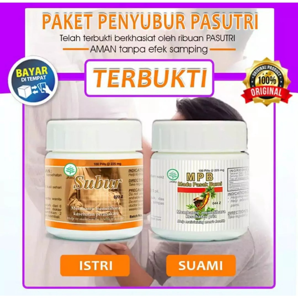 Jual Paket Promil Subur Dan MPB Pil penyubur pasutri isi 100 pill per ...