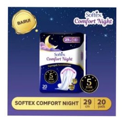 Jual SOFTEX COMFORT NIGHT Wings 29cm ( isi 20 pc) | Shopee Indonesia