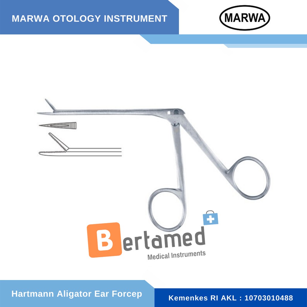 Jual Hartman Aligator Ear Forcep / Klem Aligator THT | Shopee Indonesia