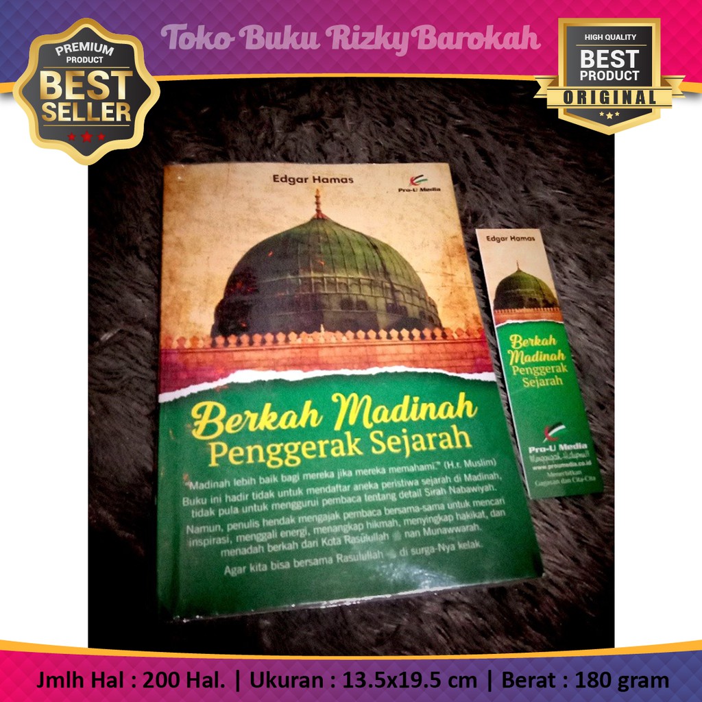 Jual 100% ORIGINAL - Buku Islam Berkah Madinah Penggerak Sejarah - Pro ...