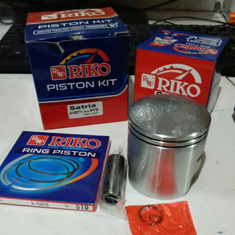 Jual PISTON SEHER KIT SUZUKI SATRIA RU 120 SATRIA 2 TAK HIU OVERSIZE STD 25 50 75 100 125 150 ...