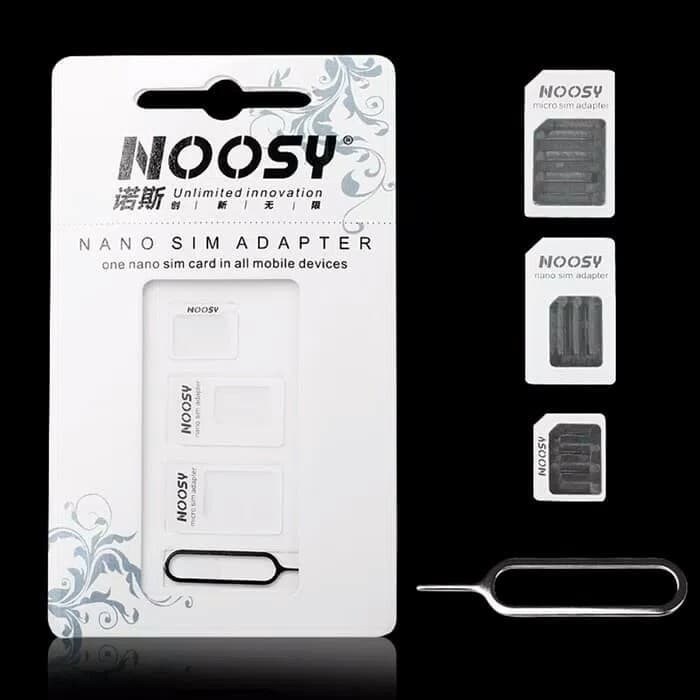 Jual noosy adapater sim card/nano sim card adapter noosy | Shopee Indonesia