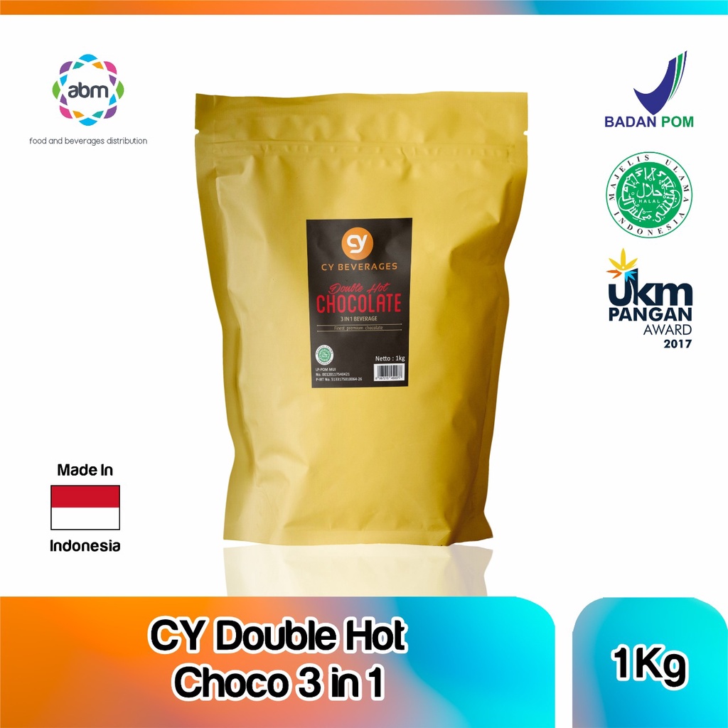Jual CY Double Hot Chocolate 3 in1 1 kg | Shopee Indonesia