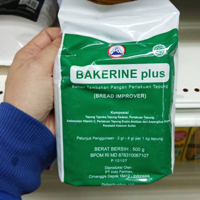 Jual Bakerine plus bread improver 500 gr | Shopee Indonesia